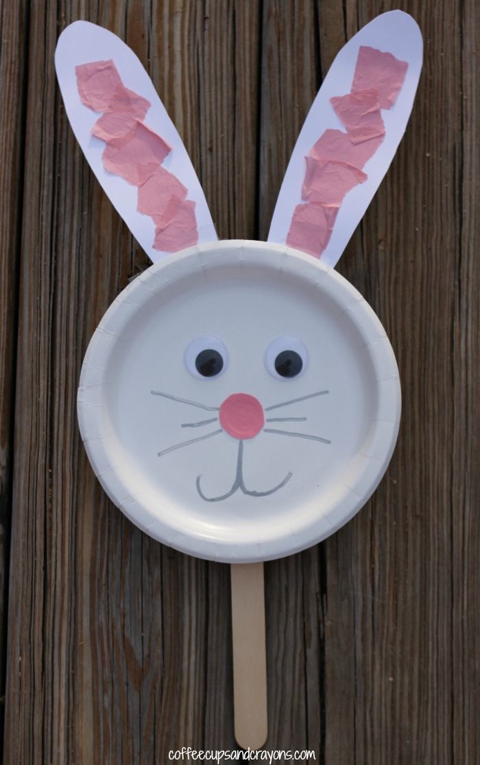 Paper Plate Bunny Mask Craft Fiesta